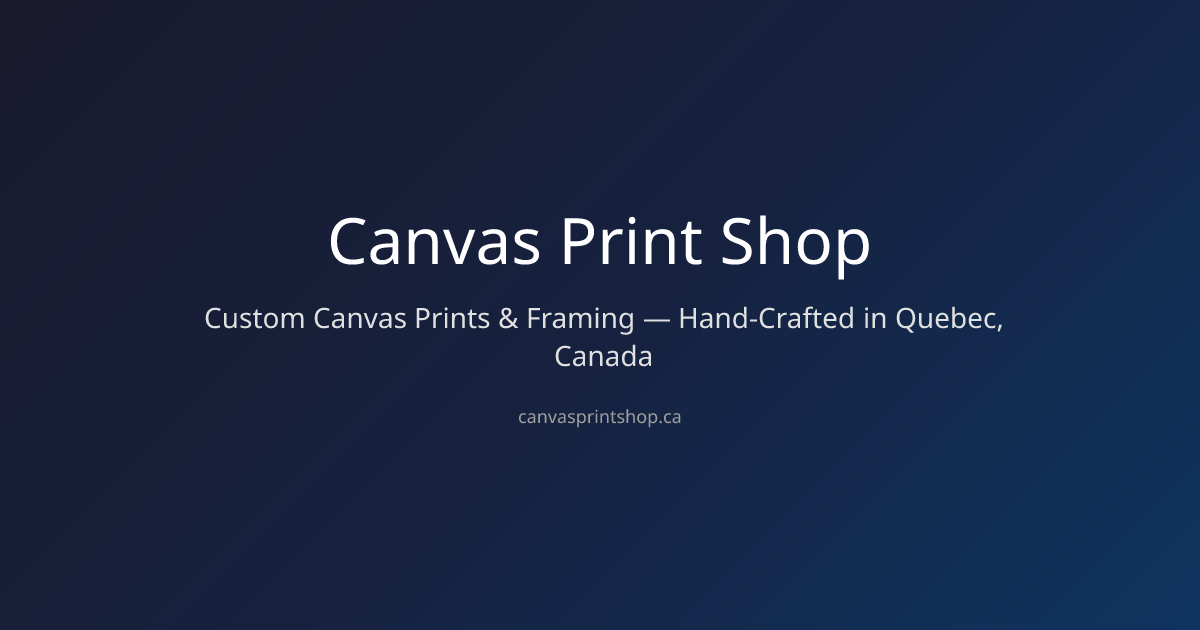 Canvas Prints Canada | Custom Canvas Printing | Canvas Print Shop